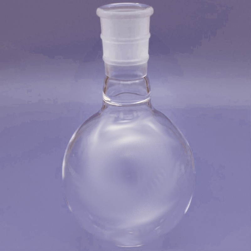 100ml Chemglass Fused Quartz Round Bottom Glass Boiling Flask 24 40 Neck